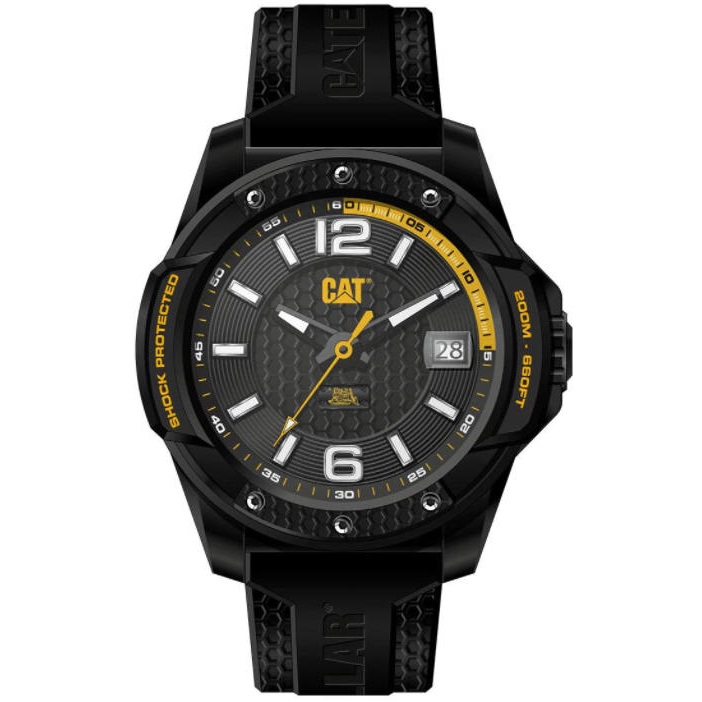 Cat Shockmaster Stainless Steel Black Reloj Caterpillar para Hombre ...